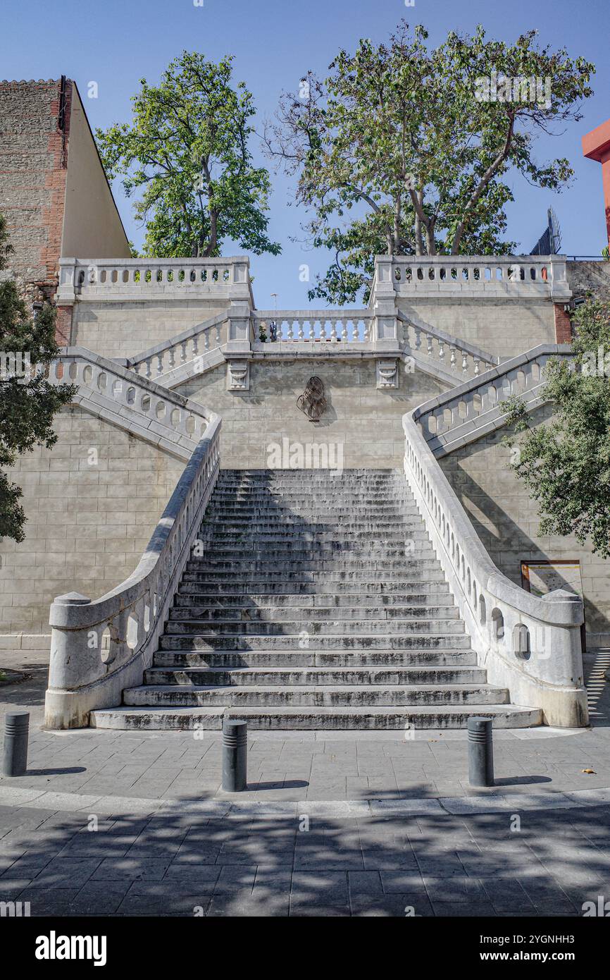 Perpignan, France - 27 Aug,2024: Escala monumental (Escala Moliere), an ...