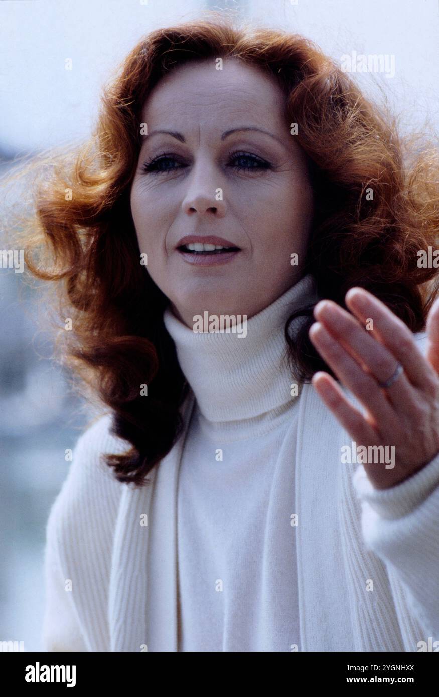 Andrea Jonasson, deutsche Schauspielerin, Portrait, 1990 Stock Photo ...