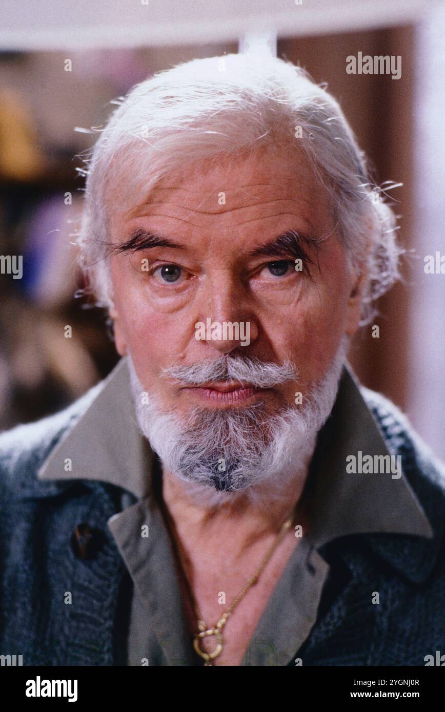 O. W. Fischer, österreichischer Schauspieler, Portrait, 1988 Stock ...