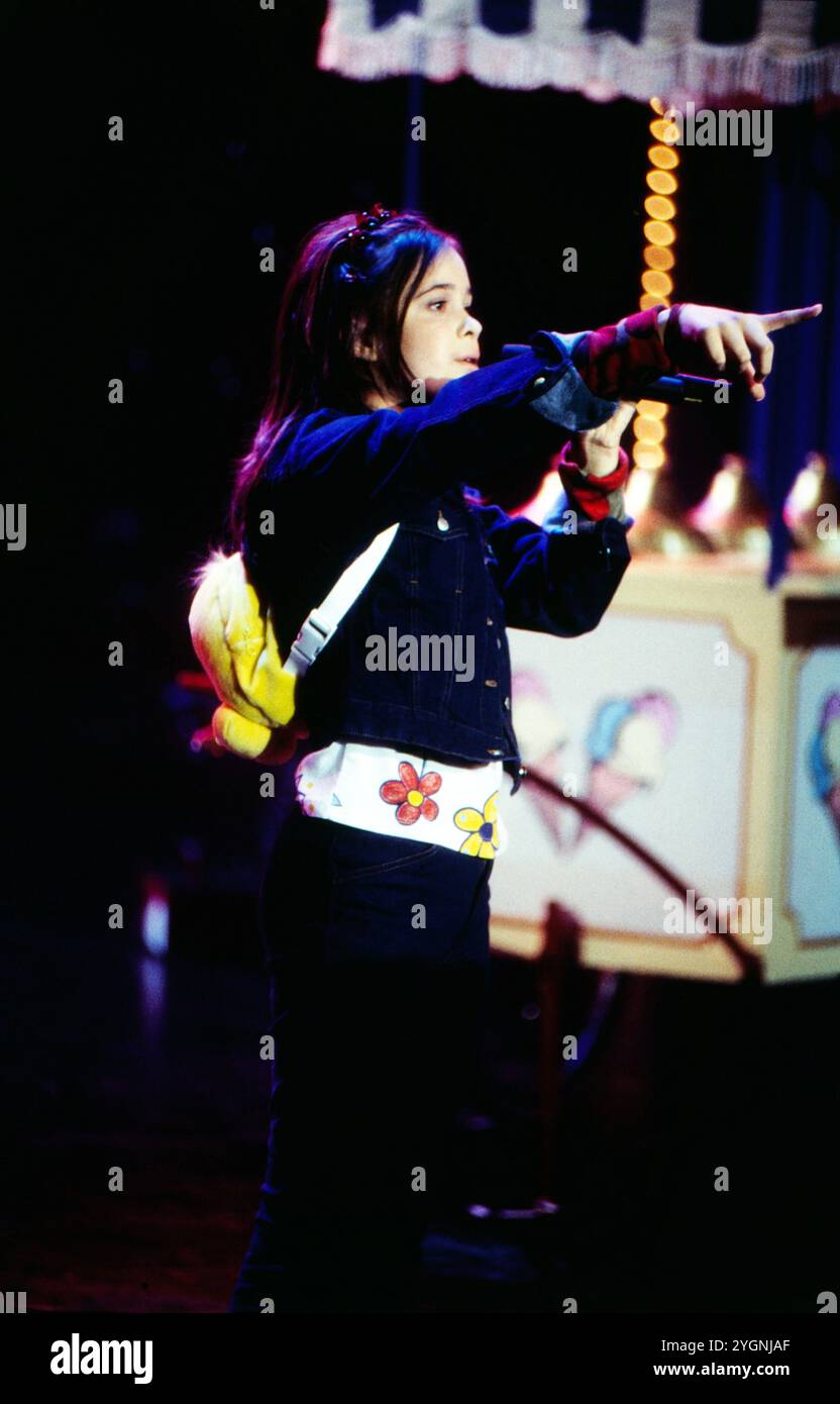 Allison Paige, amerikanische Country Sängerin, bei einem Auftritt in ...