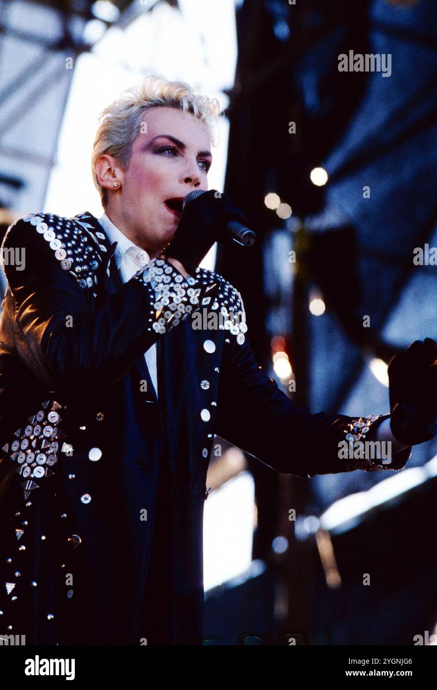 Eurythmics, britisches Pop und New Wave Duo, Sängerin Annie Lennox bei ...
