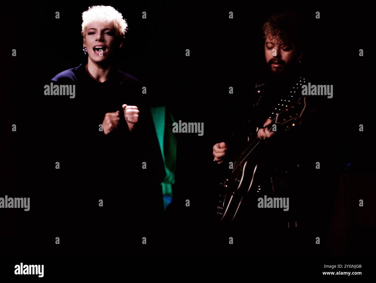 Eurythmics, britisches Pop und New Wave Duo, Sängerin Annie Lennox und ...