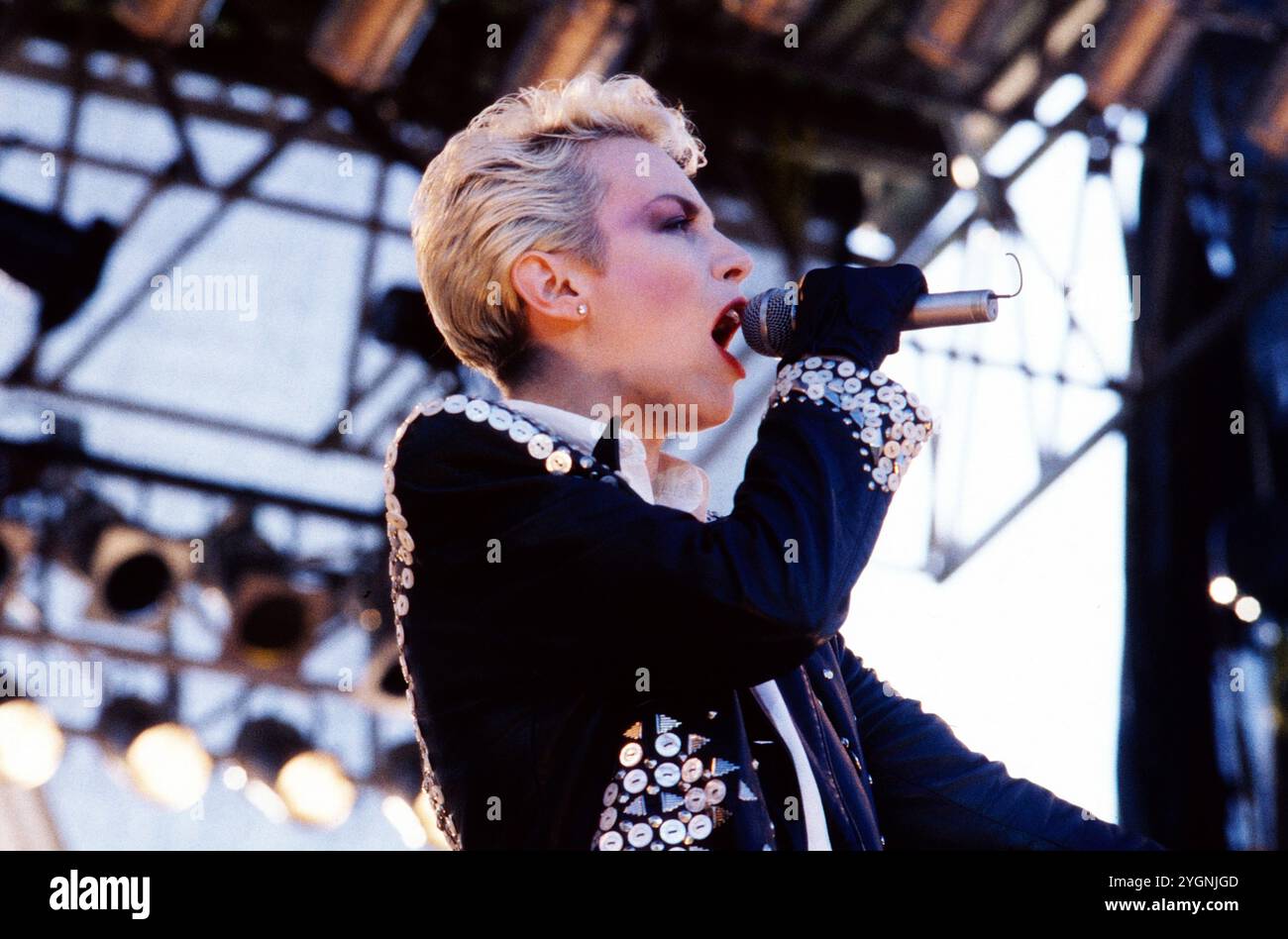 Eurythmics, britisches Pop und New Wave Duo, Sängerin Annie Lennox bei ...