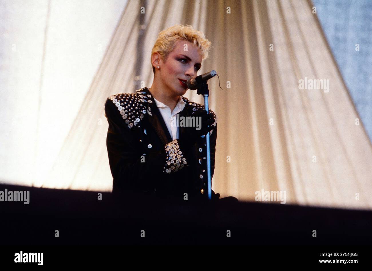 Eurythmics, britisches Pop und New Wave Duo, Sängerin Annie Lennox bei ...