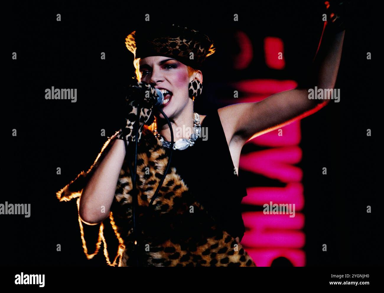 Eurythmics, britisches Pop und New Wave Duo, Sängerin Annie Lennox bei ...