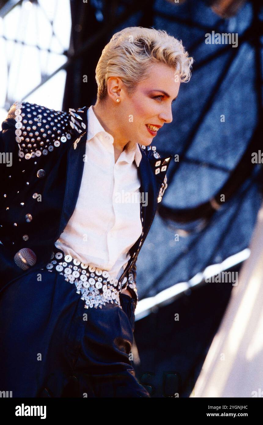 Eurythmics, britisches Pop und New Wave Duo, Sängerin Annie Lennox bei ...