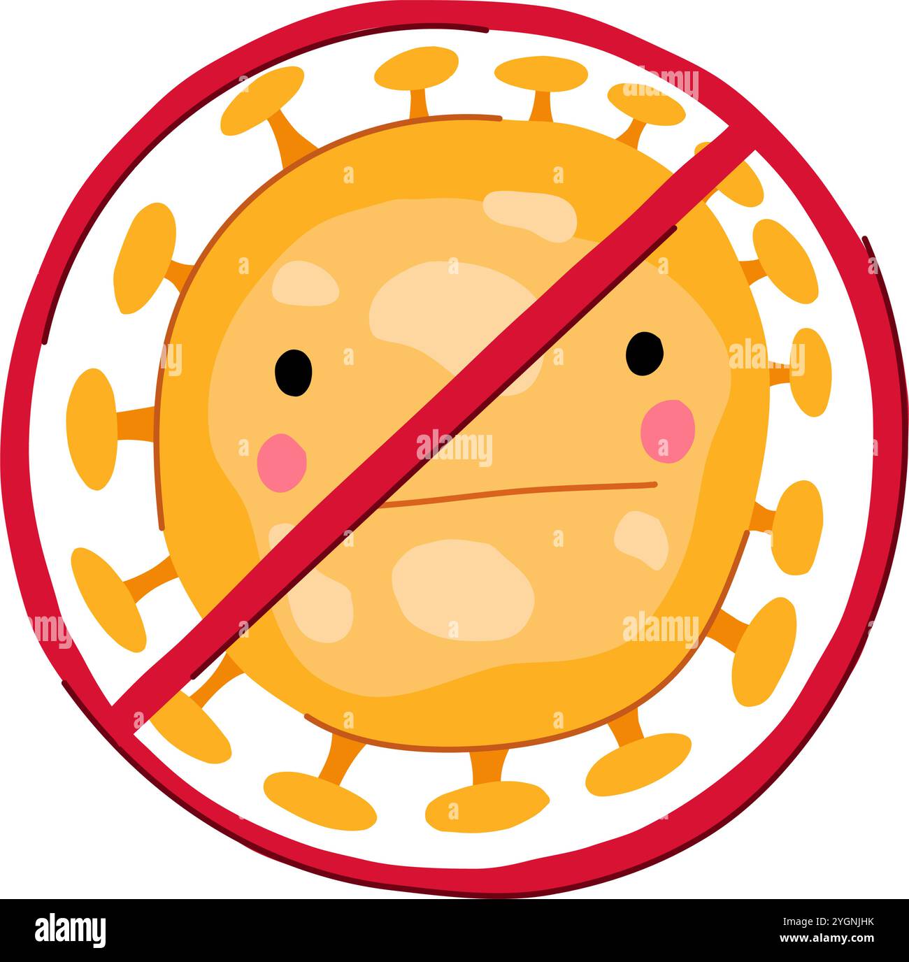 prevent anti bacteria cartoon vector illustration Stock Vector Image ...