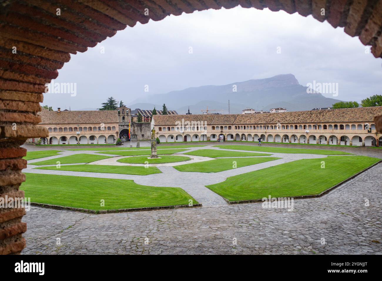 Jaca, Spain - 21 Sept, 2024: Walls of the Castle of San Pedro and ...