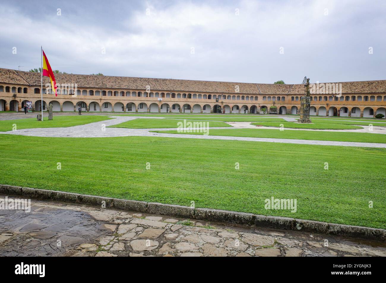 Jaca, Spain - 21 Sept, 2024: Walls of the Castle of San Pedro and ...