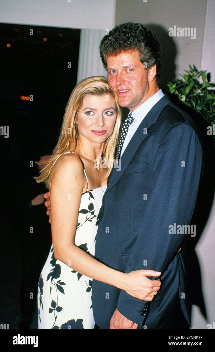 Susan Stahnke, deutsche TV Moderatorin, Tagesschau-Sprecherin, hier mit ...