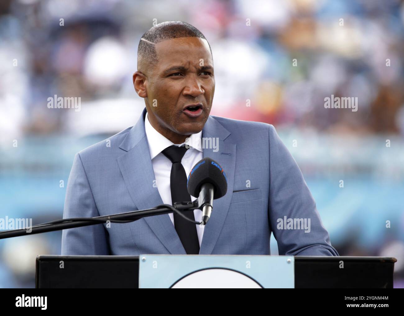 Botswana's new president Duma Boko addresses crowds at his inauguration ...