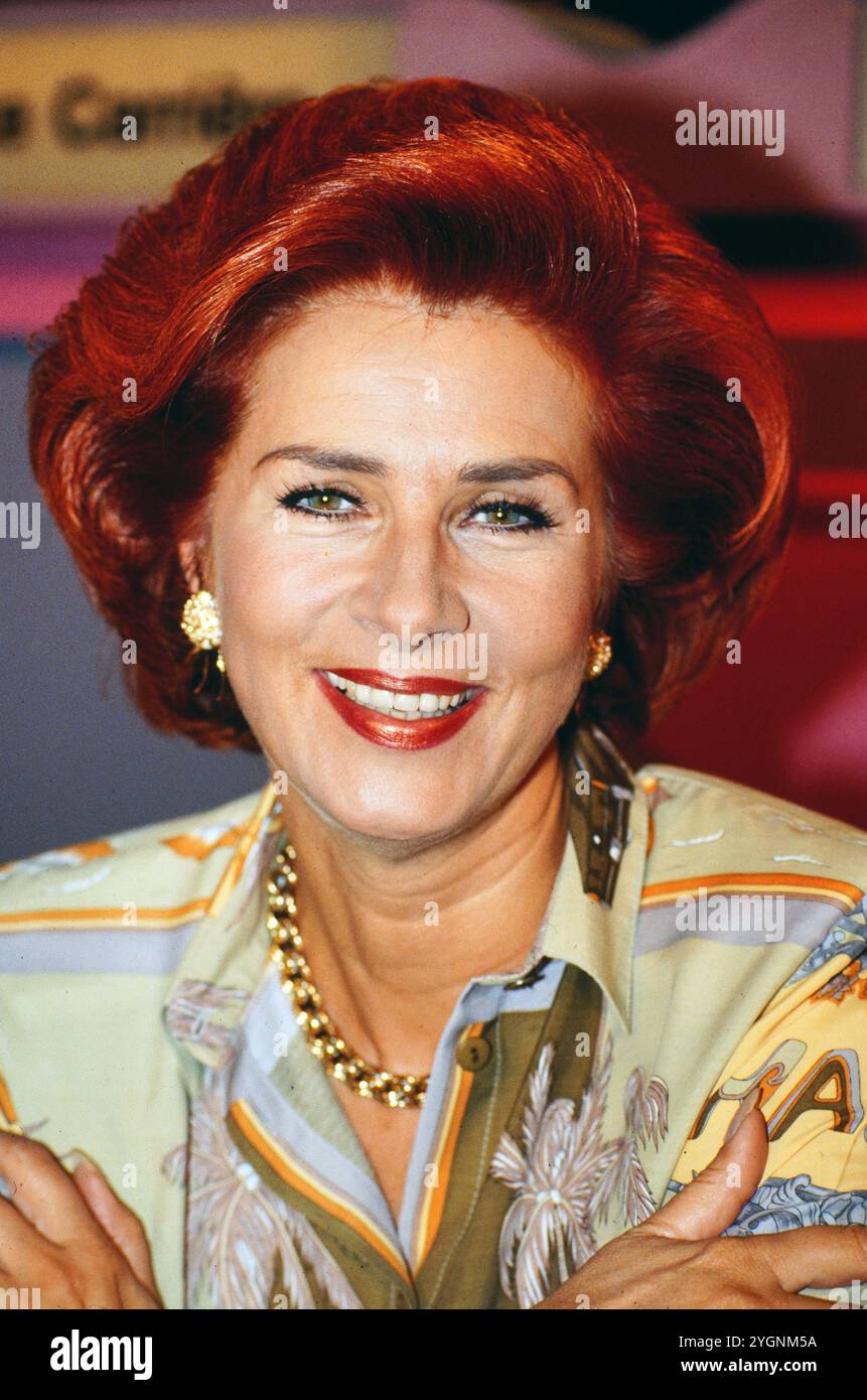 Heidrun von Goessel, deutsche TV Moderatorin, Portrait, circa 1991 ...