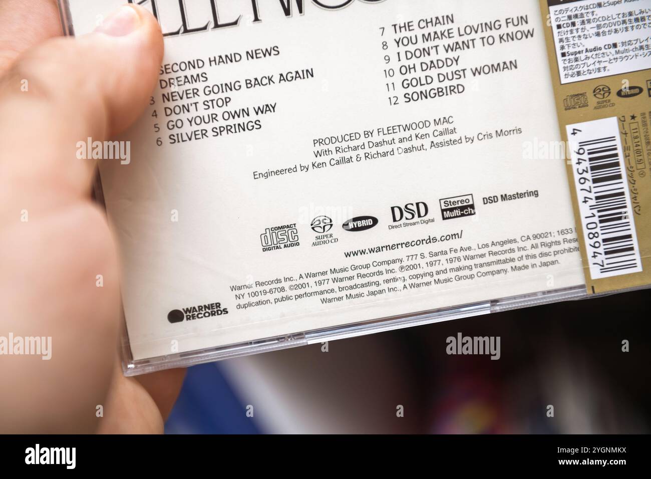 Paris, France - Oct 31, 2024: Close-up of Fleetwood Mac's Rumours Super ...