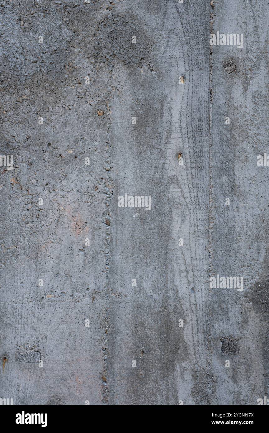 background with reinforced concrete texture, with imprint from casting ...