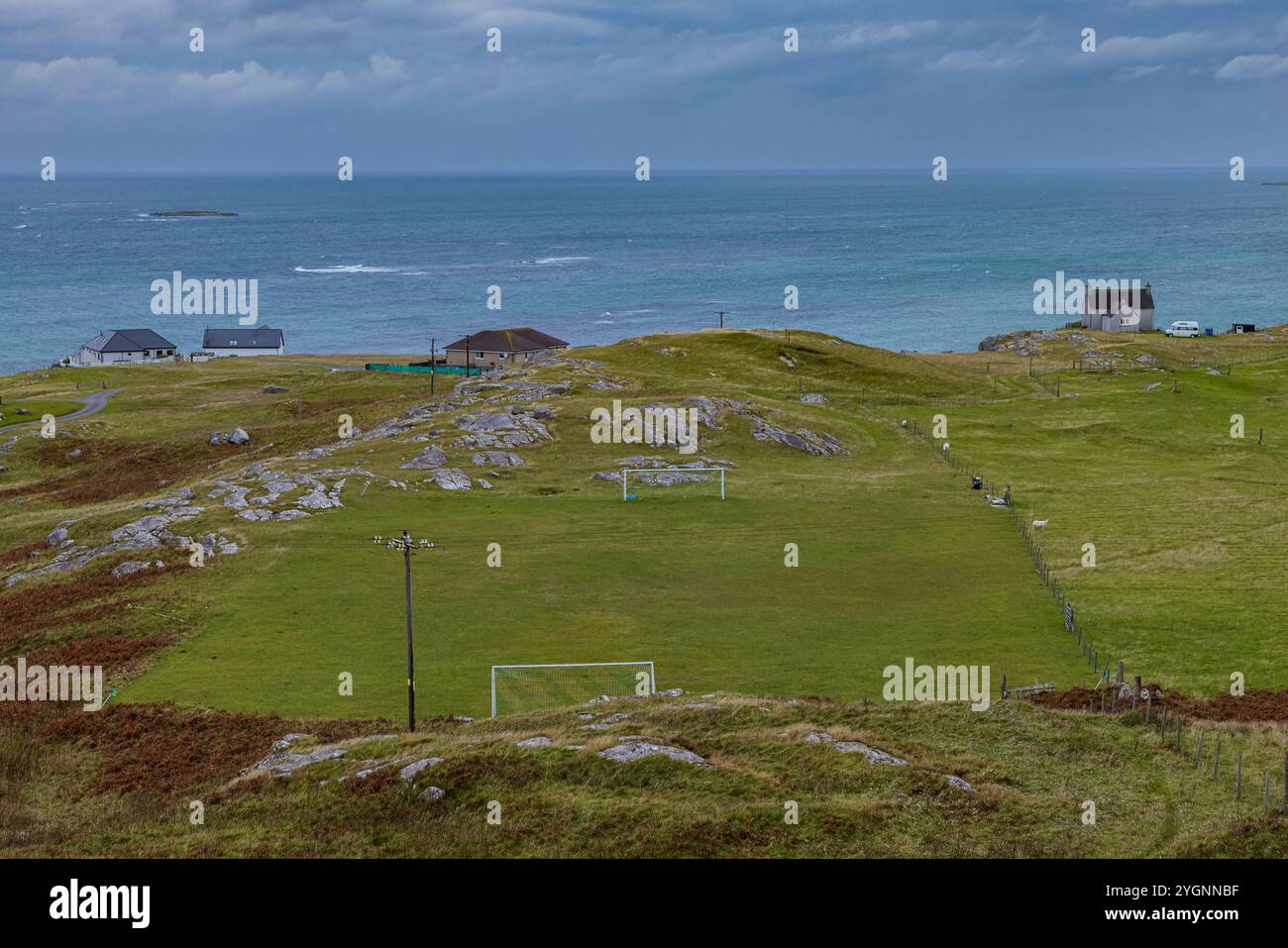 Eriskay Football Club in the Outer Hebrides of Scotland Stock Photo - Alamy