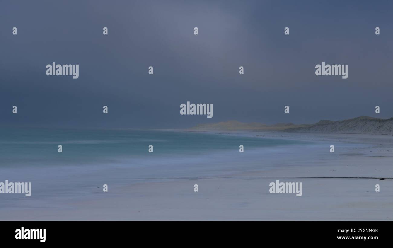 North Beach on the island of Berneray in the Outer Hebrides of Scotland ...