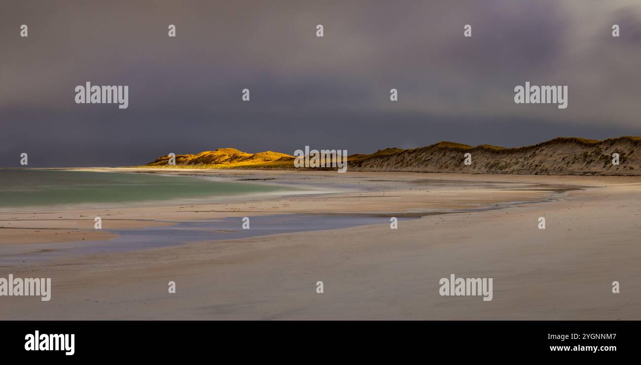North Beach on the island of Berneray in the Outer Hebrides of Scotland ...
