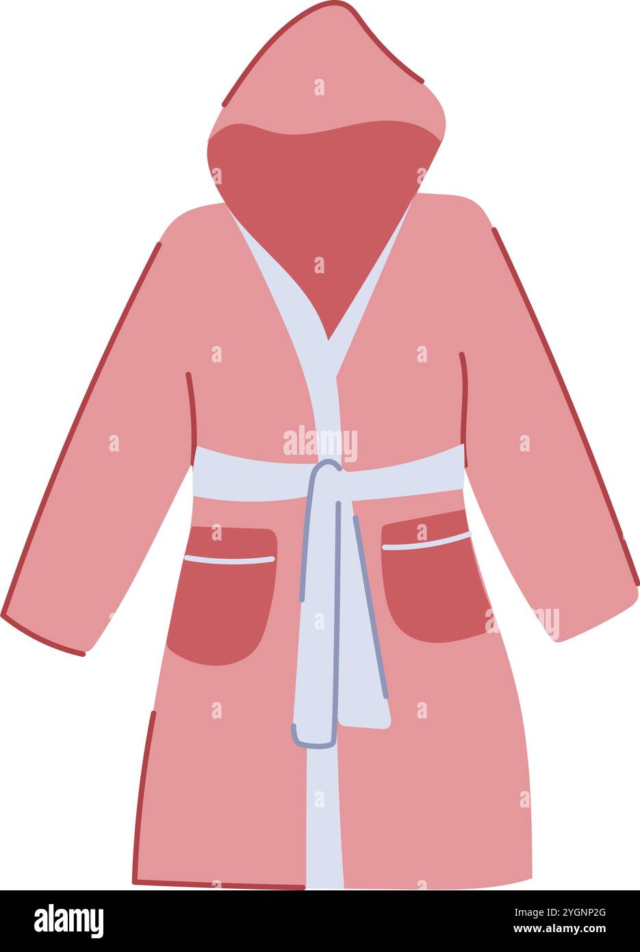 luxury bathrobe cartoon vector illustration Stock Vector Image & Art ...