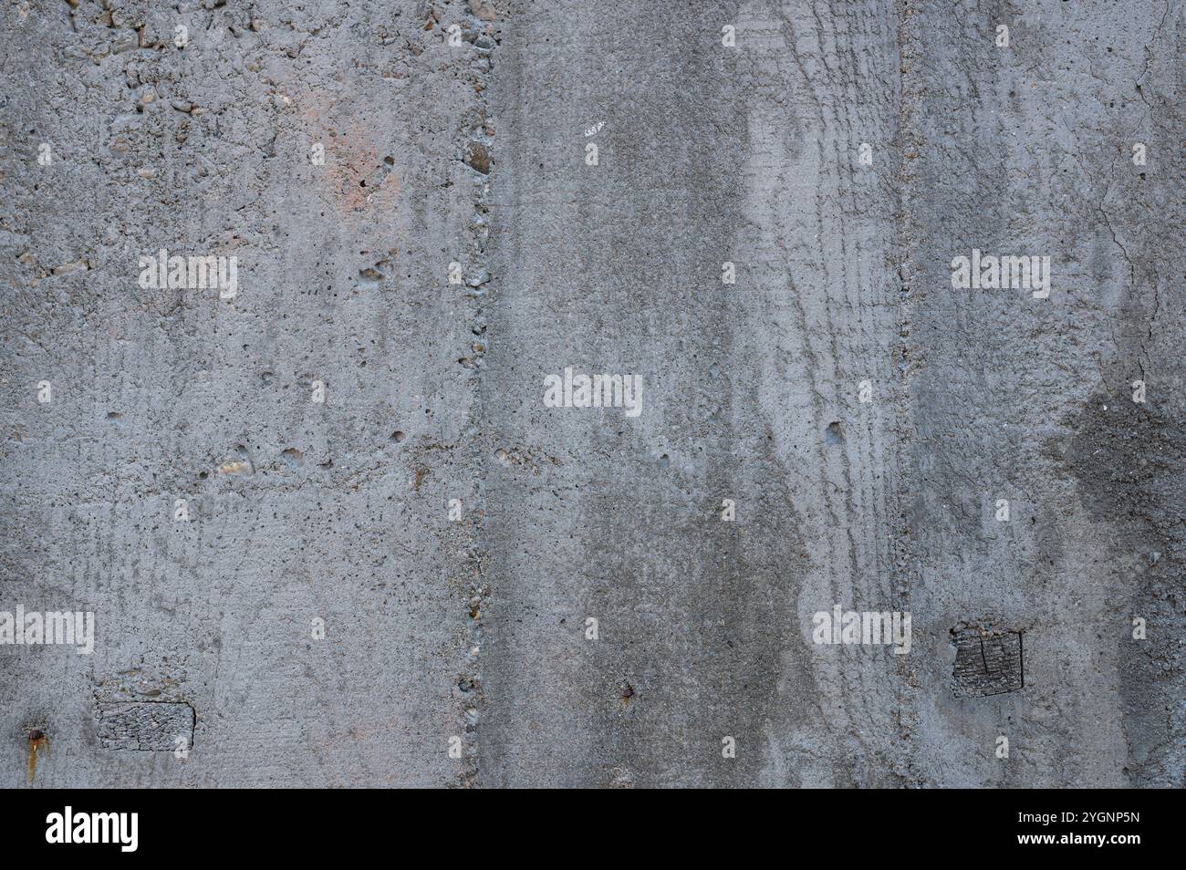 background with reinforced concrete texture, with imprint from casting ...
