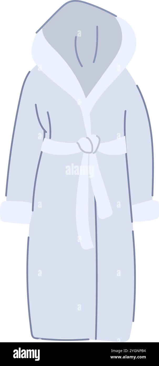 spa bathrobe cartoon vector illustration Stock Vector Image & Art - Alamy
