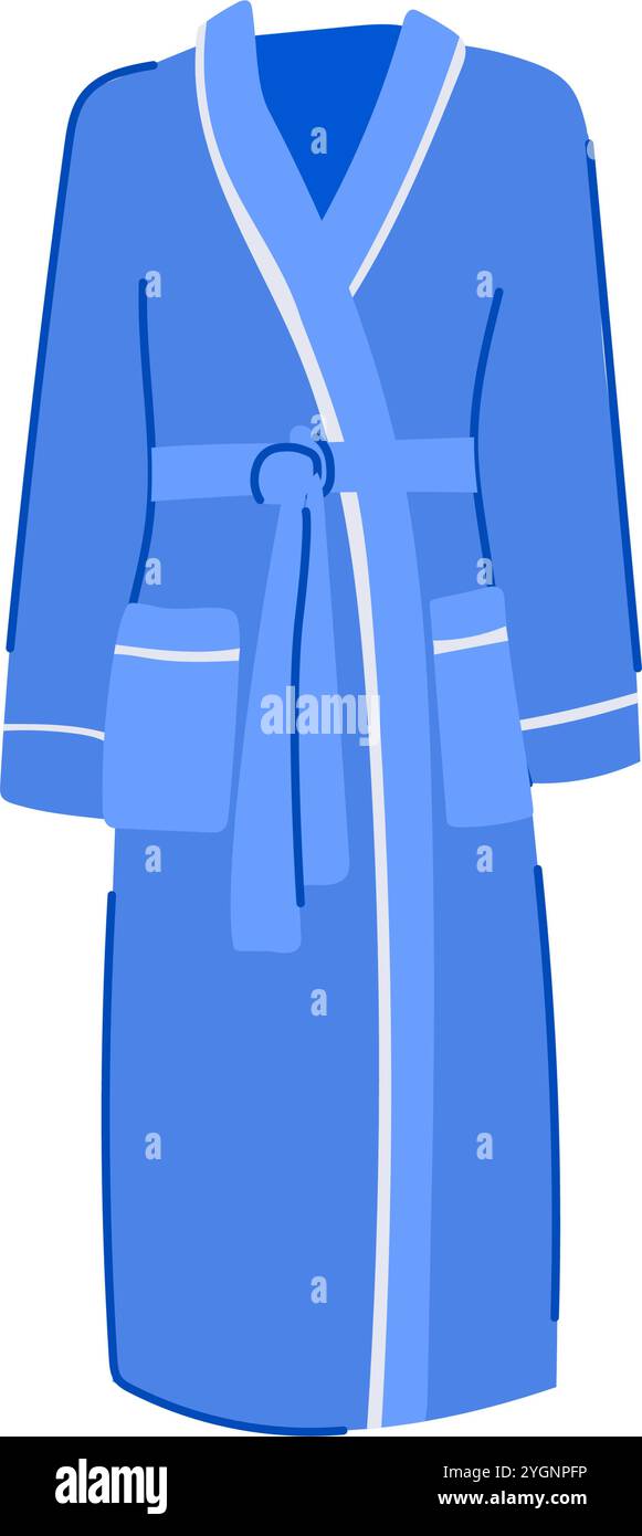 warm bathrobe cartoon vector illustration Stock Vector Image & Art - Alamy