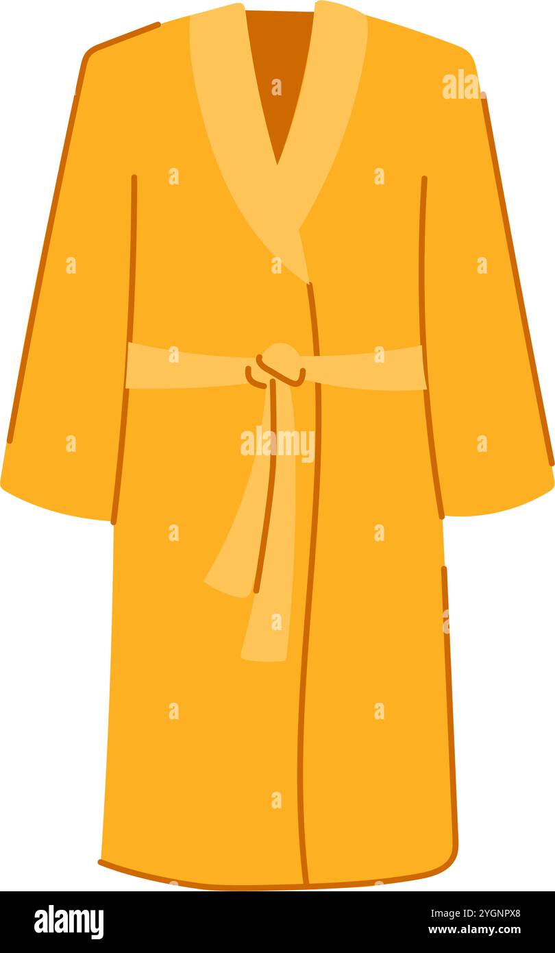 absorbent bathrobe cartoon vector illustration Stock Vector Image & Art ...