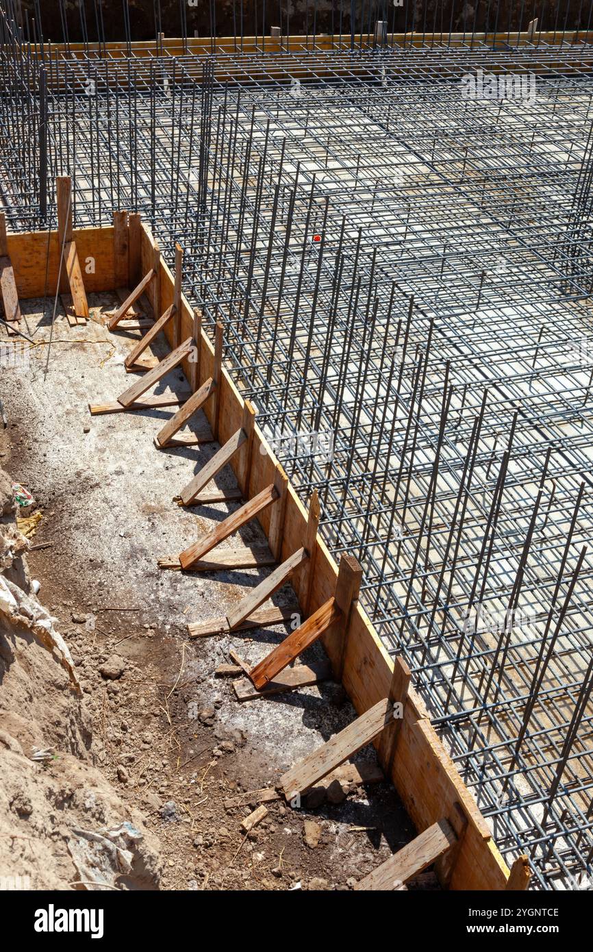 Wooden formwork construction foundation hi-res stock photography and ...