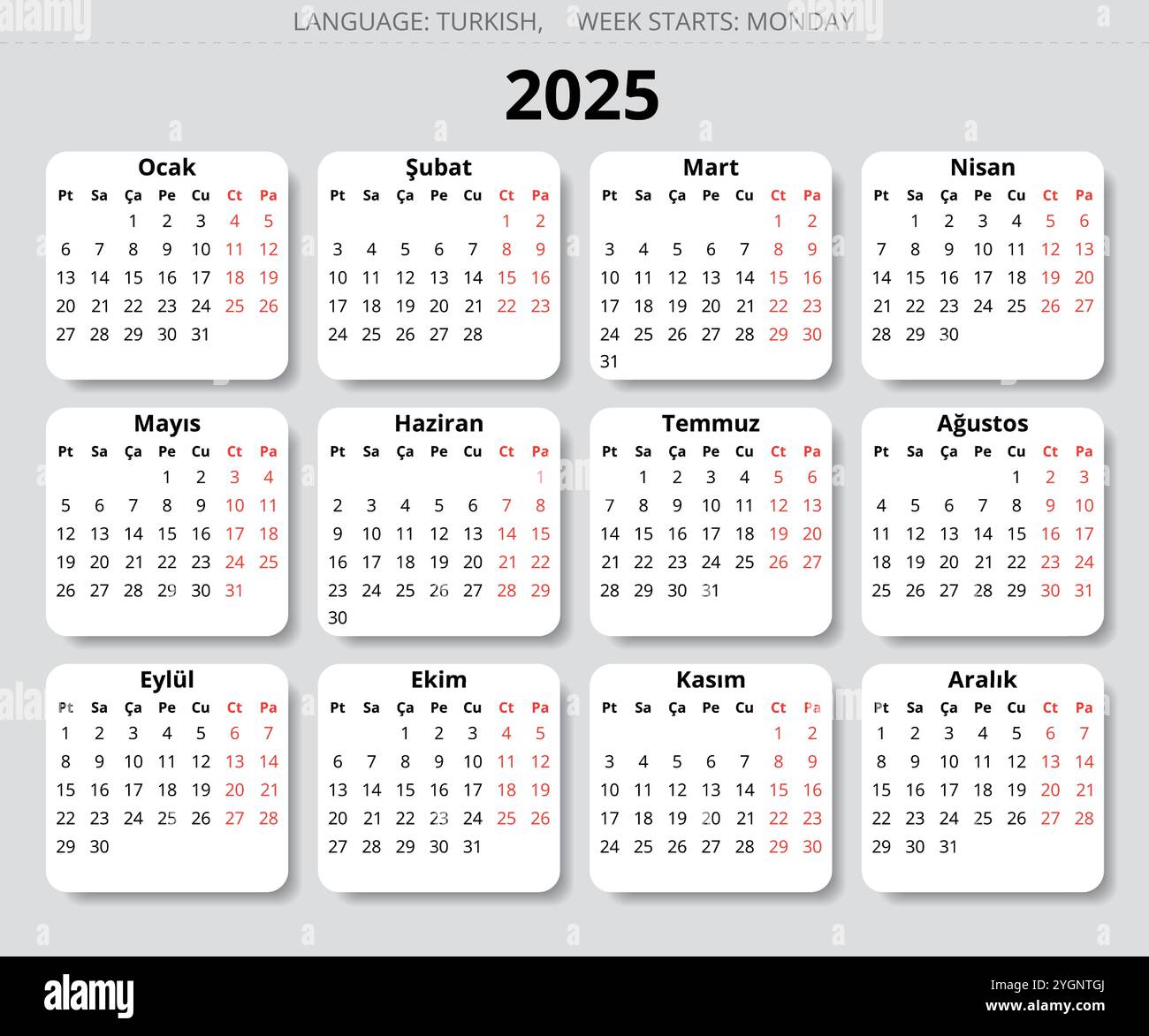 Takvim 2025 hi-res stock photography and images - Alamy