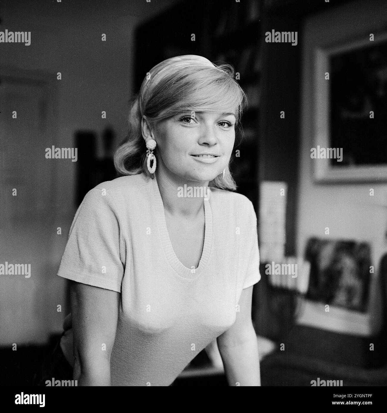 Eva Maria Hagen, deutsche Schauspielerin und Sängerin in einer ...