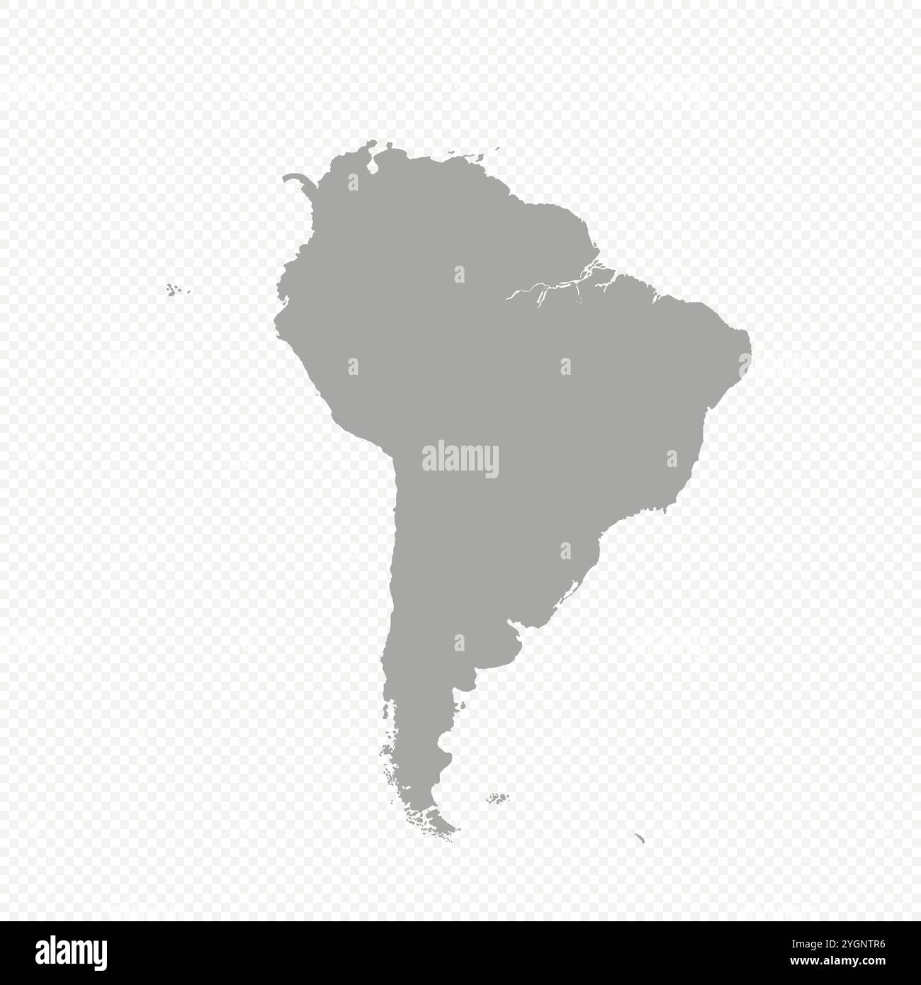 Map of South America, sign silhouette. World Map Globe. Vector ...