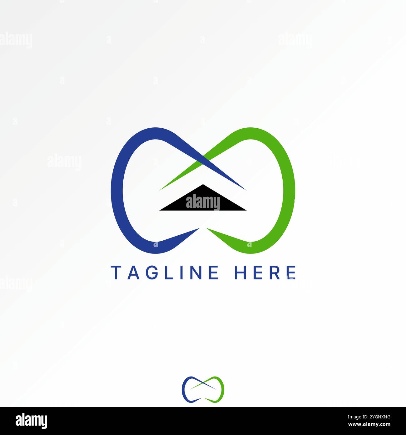 Logo design graphic concept creative premium vector stock image graphic inital M font infinity ...