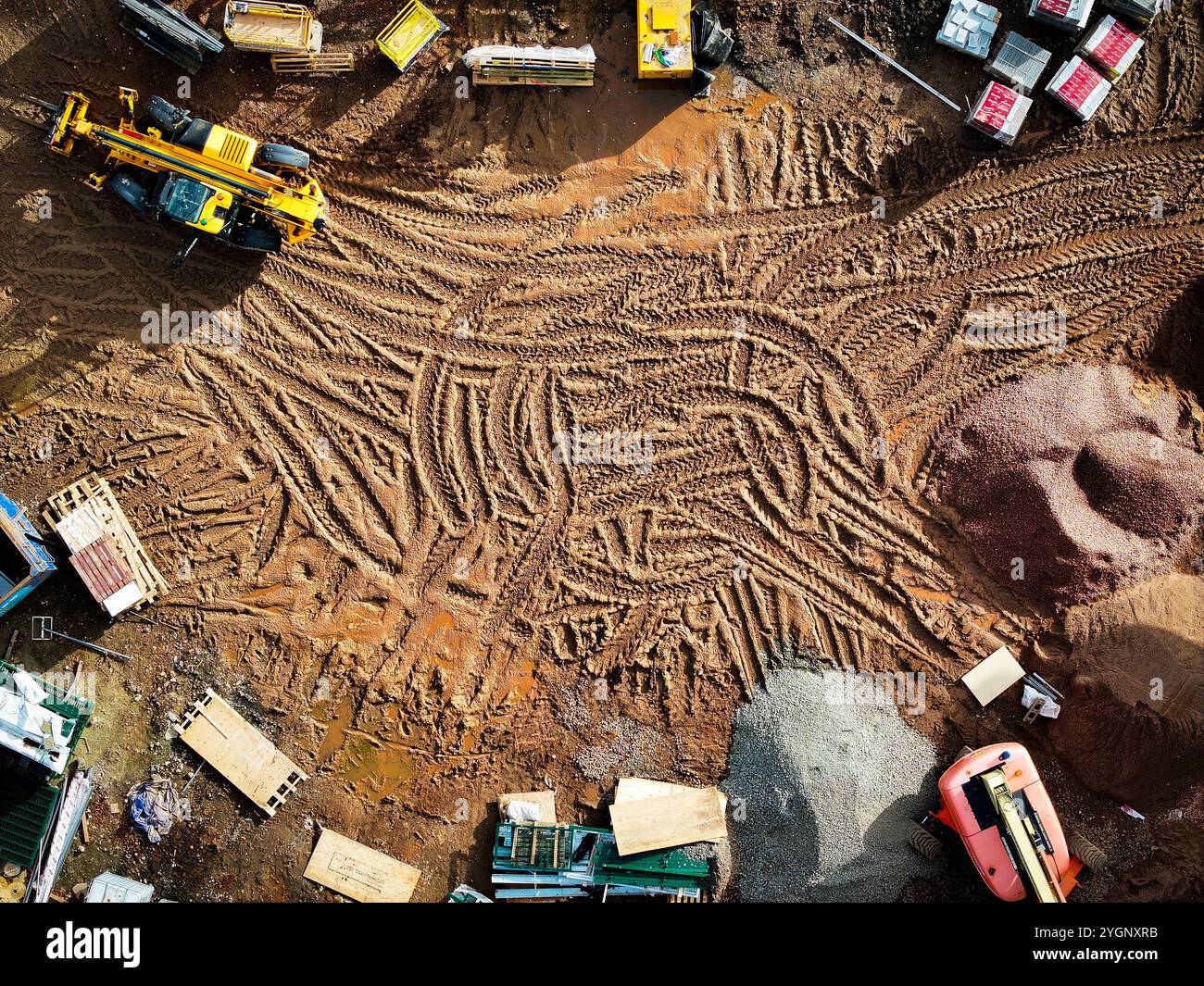 Aerial tyre marks hi-res stock photography and images - Alamy