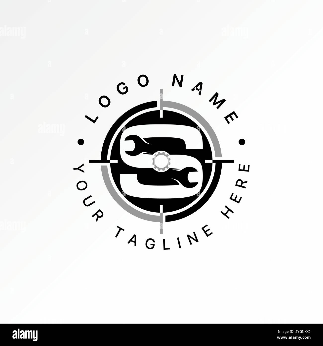 Logo design graphic concept creative premium vector stock image graphic letter S font mechanical ...