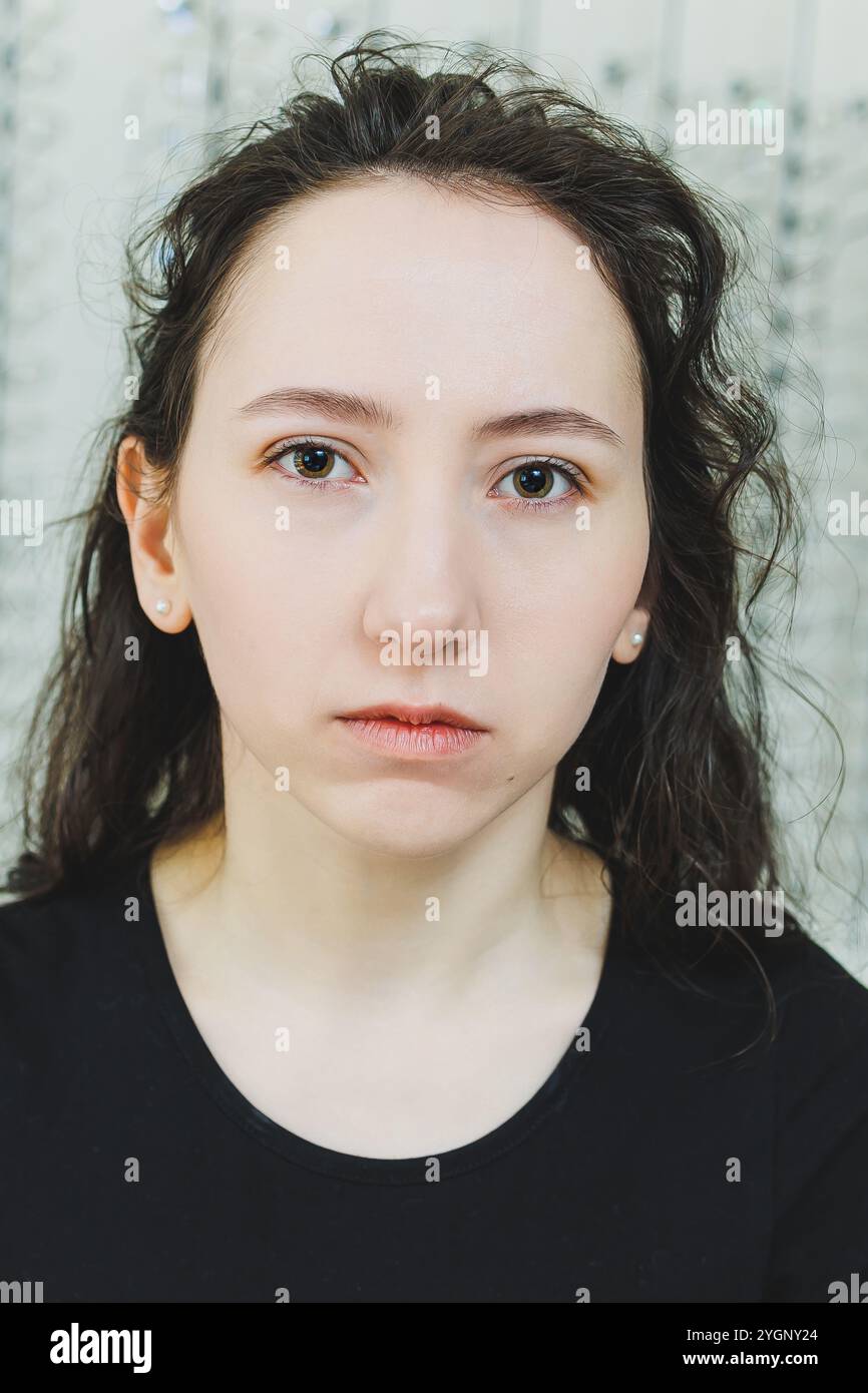Closeup young asian womans face hi-res stock photography and images - Alamy