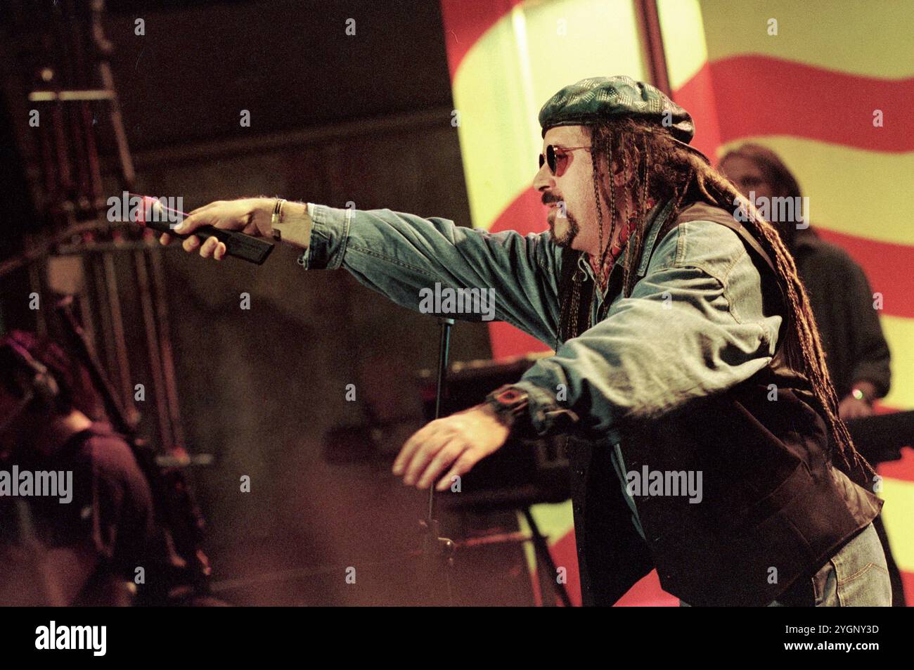 Milan Italy 15/05/1997: Sir Oliver Skardy, singer of the Pitura Freska ...