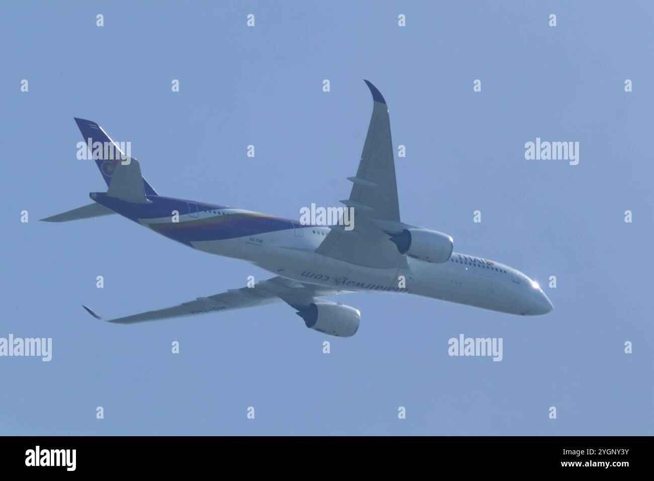Chiangmai, Thailand - July 9 2024: HS-THX Airbus A350-900 of Thaiairway ...