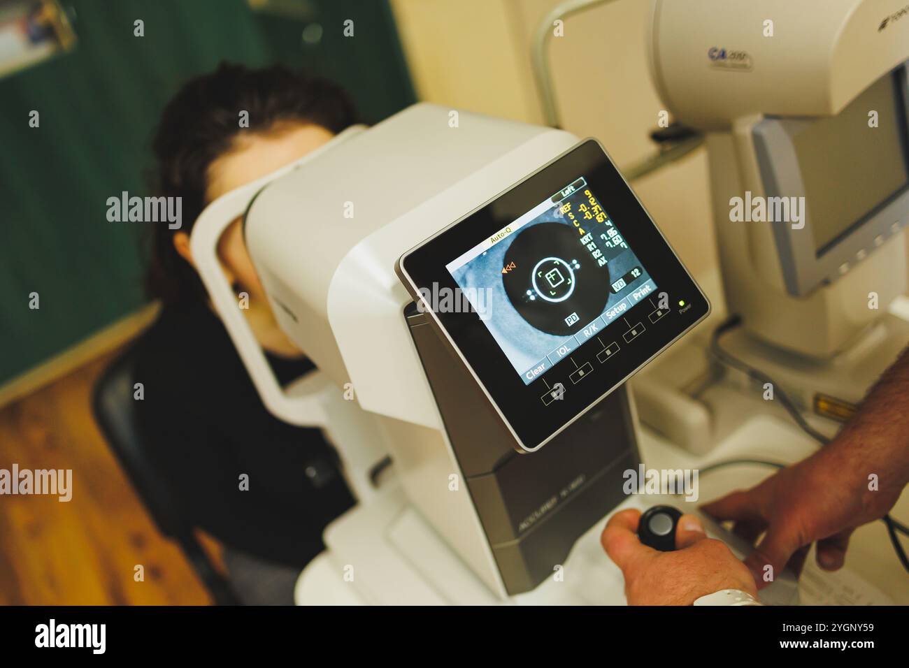 Examination of vision on modern ophthalmological equipment. Eye ...