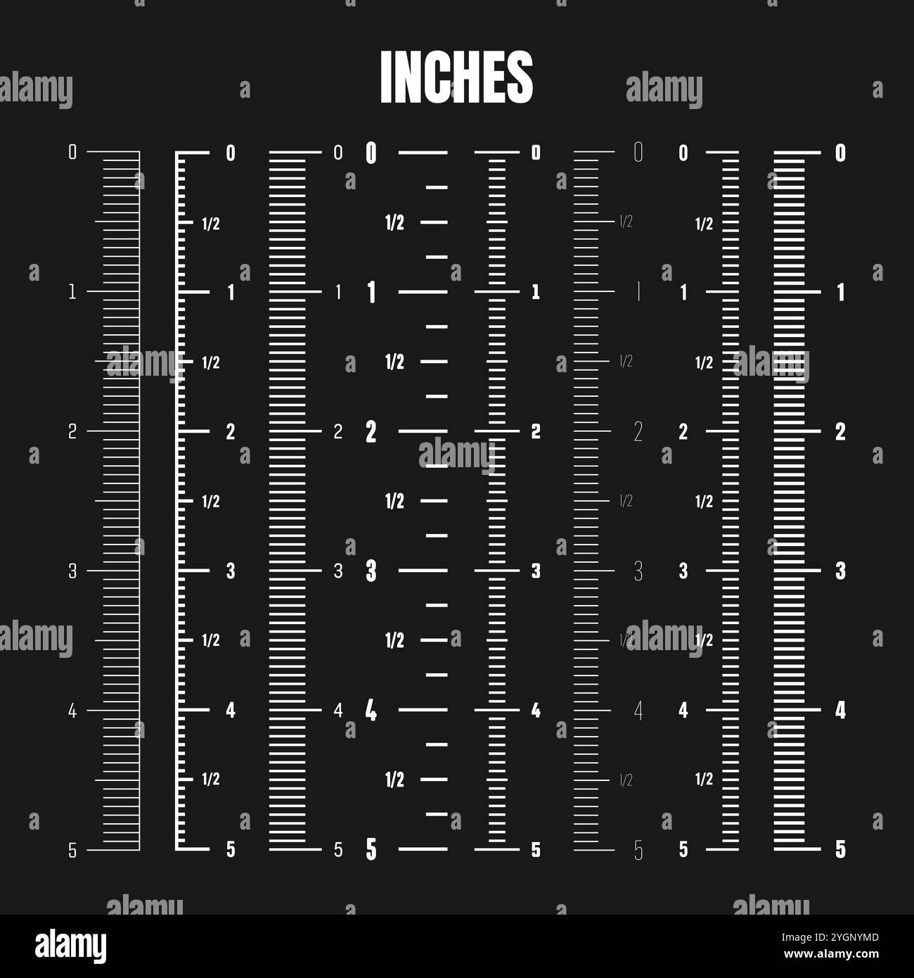 Ruler marks Black and White Stock Photos & Images - Alamy