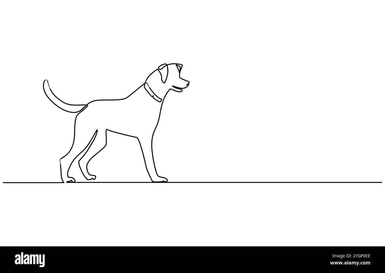 One continuous line stay Cut Out Stock Images & Pictures - Alamy