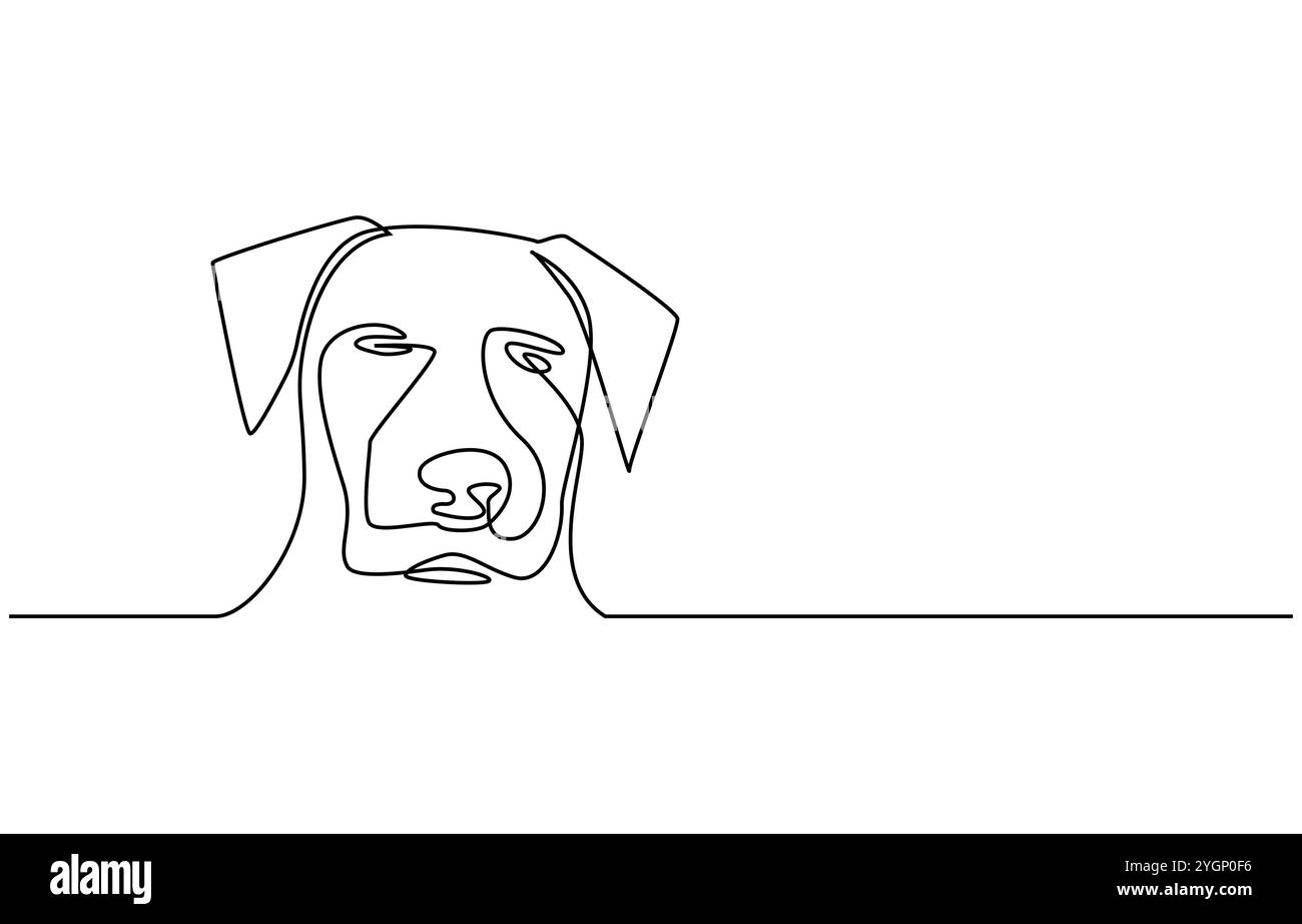 One continuous line stay Cut Out Stock Images & Pictures - Alamy