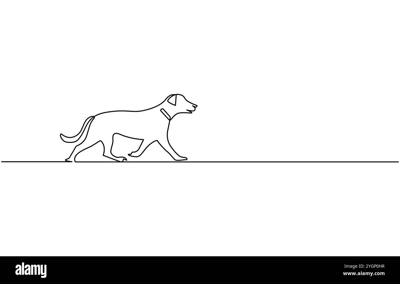 One continuous line stay Cut Out Stock Images & Pictures - Alamy