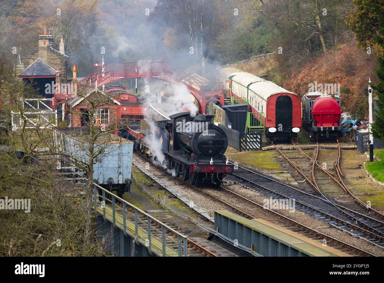 Goathland steam railway hi-res stock photography and images - Alamy