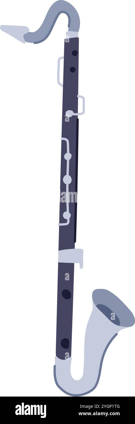 band clarinet cartoon vector illustration Stock Vector Image & Art - Alamy