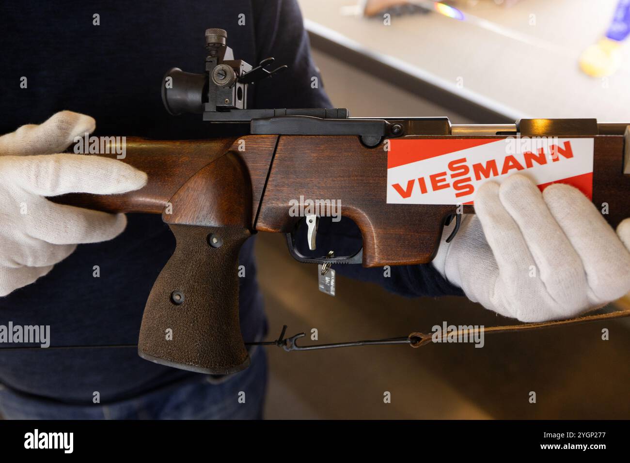 08 November 2024, Thuringia, Suhl: Jens Ziegenhahn, Head of the Weapons ...