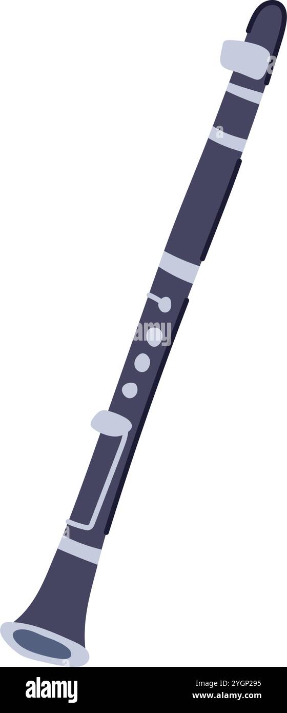 sound clarinet cartoon vector illustration Stock Vector Image & Art - Alamy