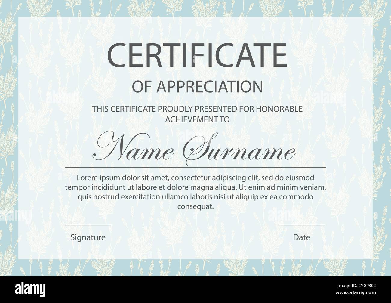 Flourish corporate diploma print design. Certificate of appreciation ...