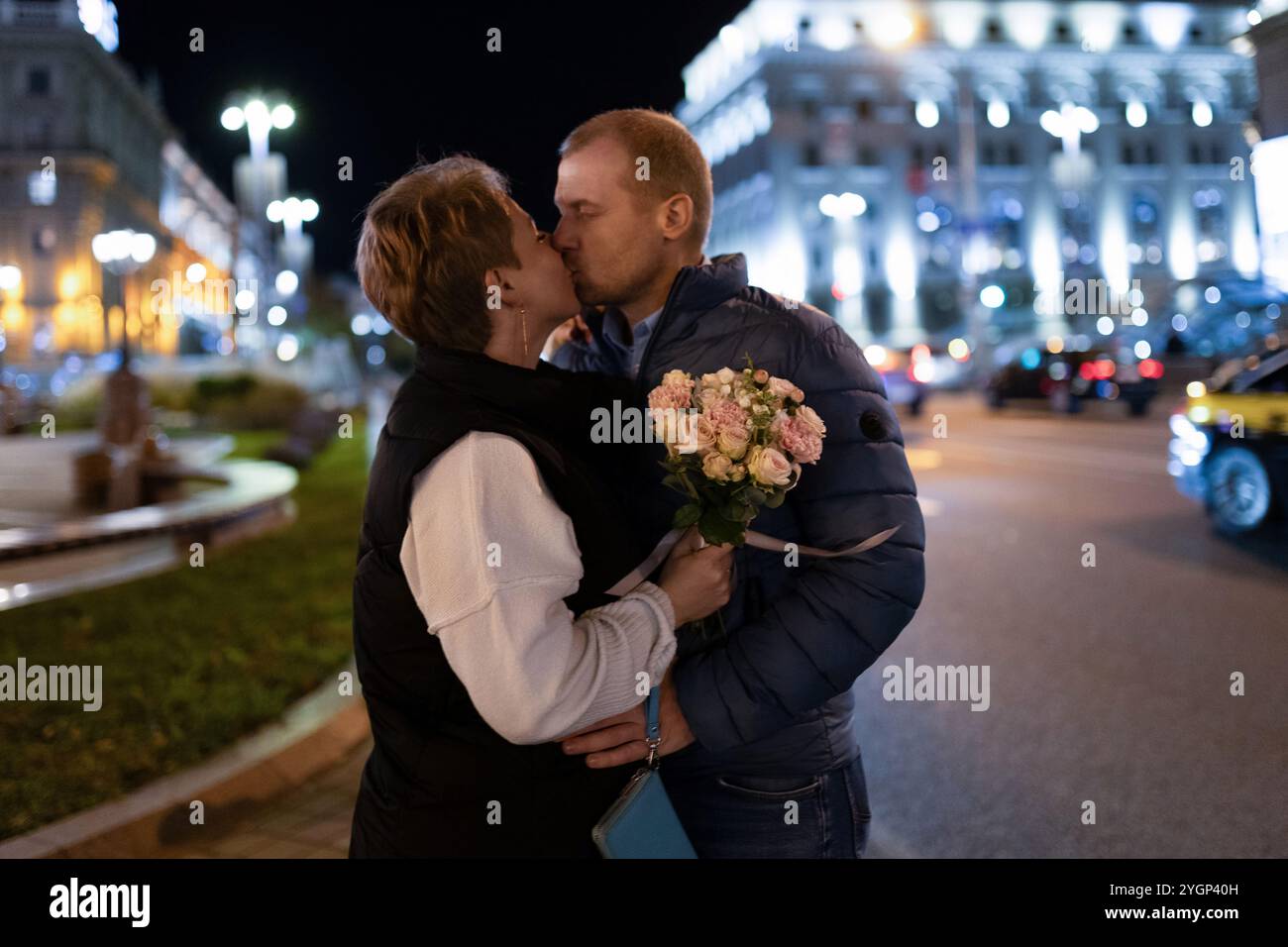 Couple shares sweet moment hi-res stock photography and images - Alamy
