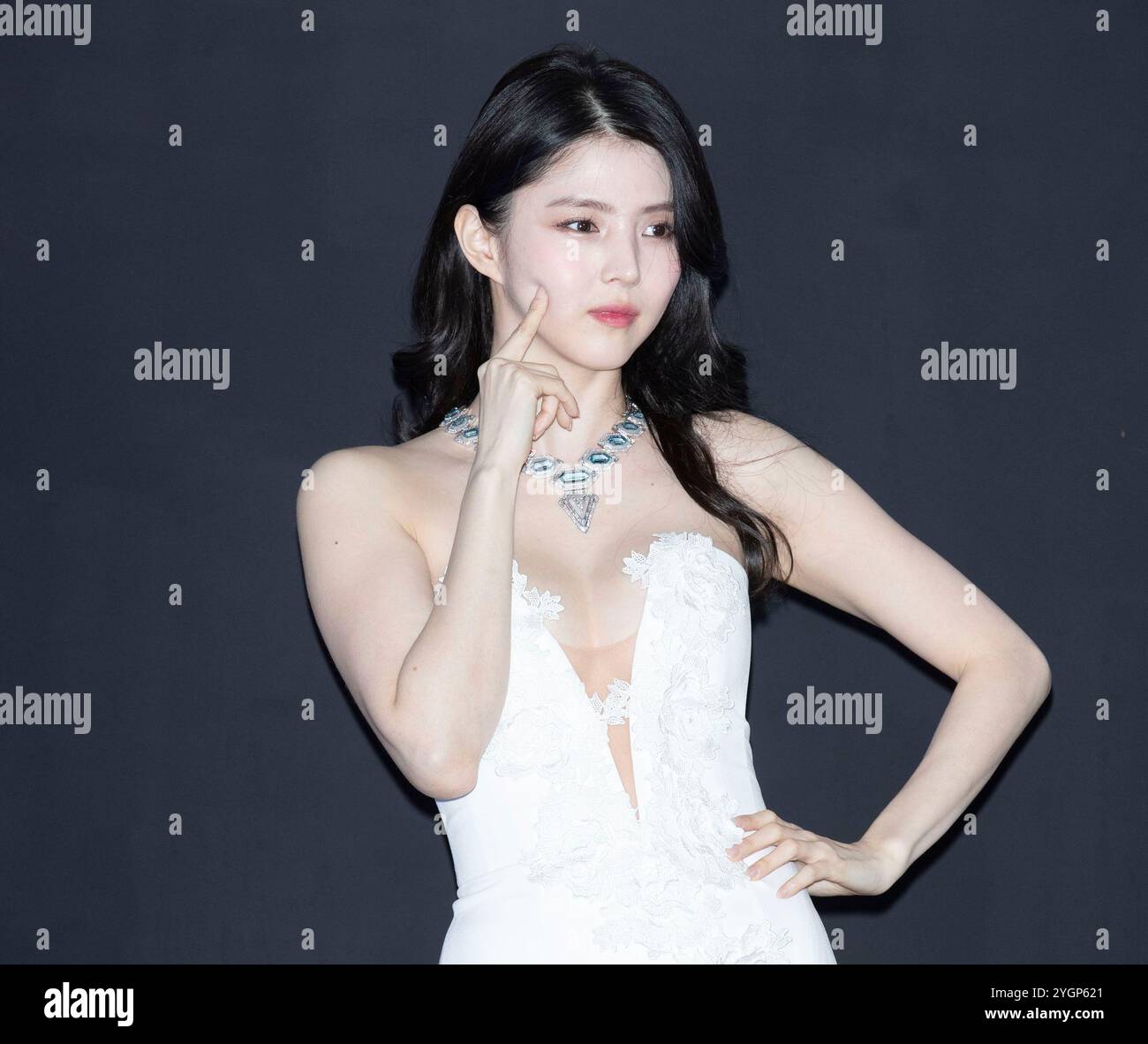 Seoul, South Korea. 8th Nov, 2024. South Korean actress Han So-hee, attends a photocall for the ...