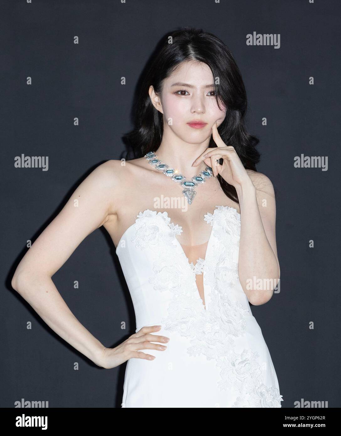 Seoul, South Korea. 8th Nov, 2024. South Korean actress Han So-hee, attends a photocall for the ...