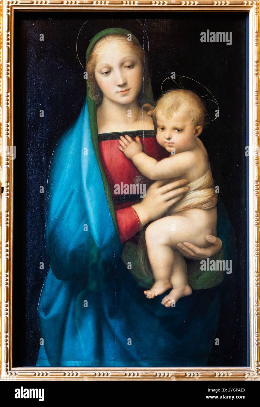 Florence, Italy - 29 June 2023: Pitti Palace Museum, Raffaello Sanzio ...